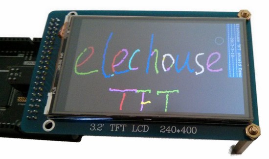 Then open the example tft_hx8352_sd